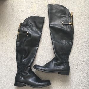 Report Signature Shoes | New Over The Knee Report Leather Boots Size 85 ...